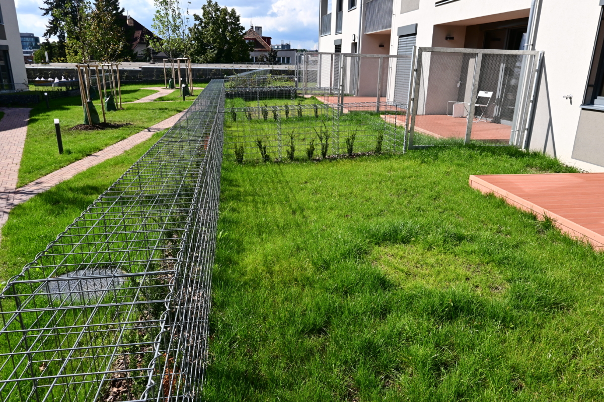 Gabionové treláže a zelené gabiony - GabionyHappy.cz